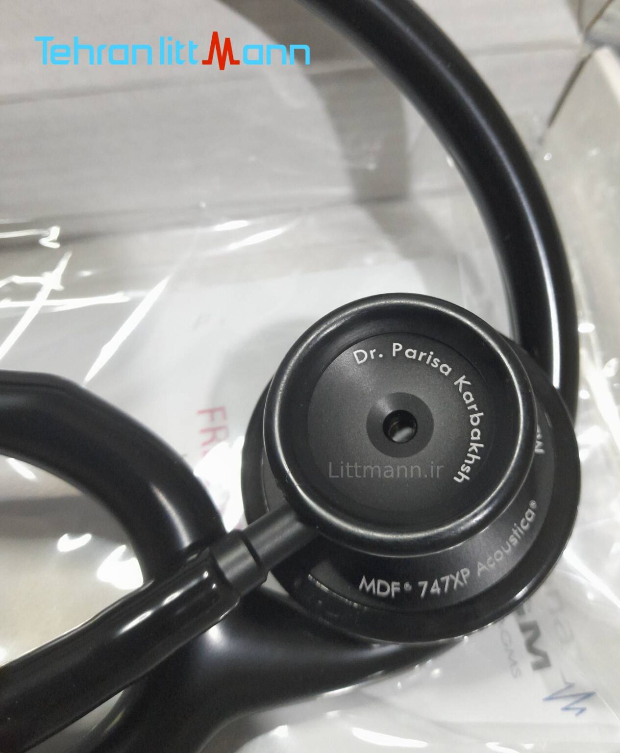 گوشی پزشکی MDF Acoustica 747 XP رنگ فول مشکی - تهران لیتمن