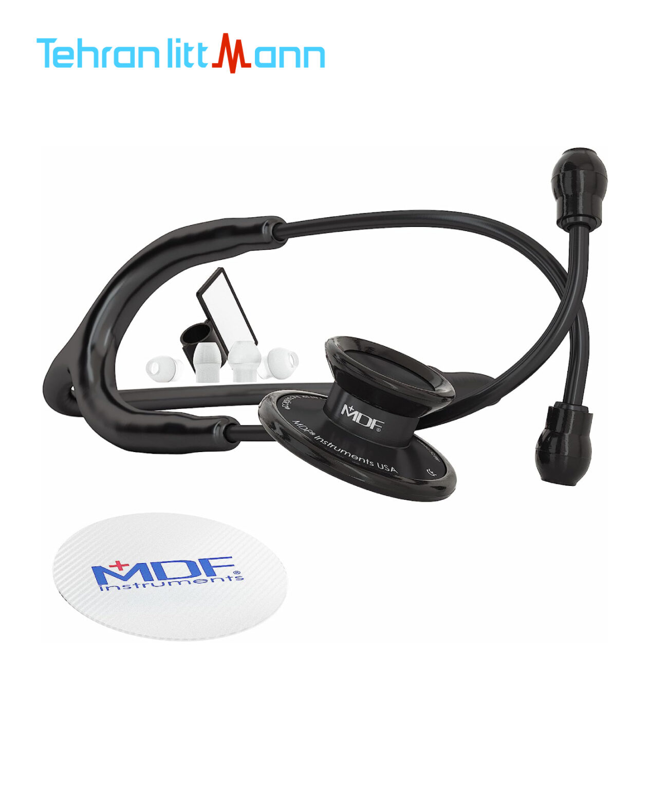 گوشی پزشکی MDF Acoustica 747 XP رنگ فول مشکی - تهران لیتمن